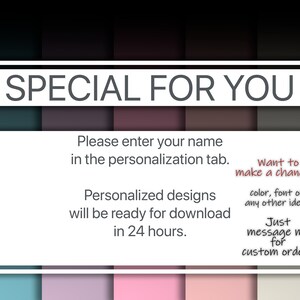 5 Custom Desktop Wallpaper Personalization, Laptop Background, Pink ...