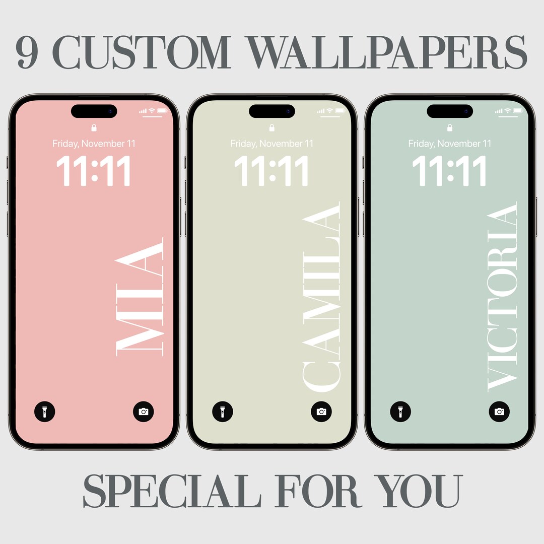 Custom iPhone Wallpaper, Aesthetic Phone Background, Affirmations, 9x ...