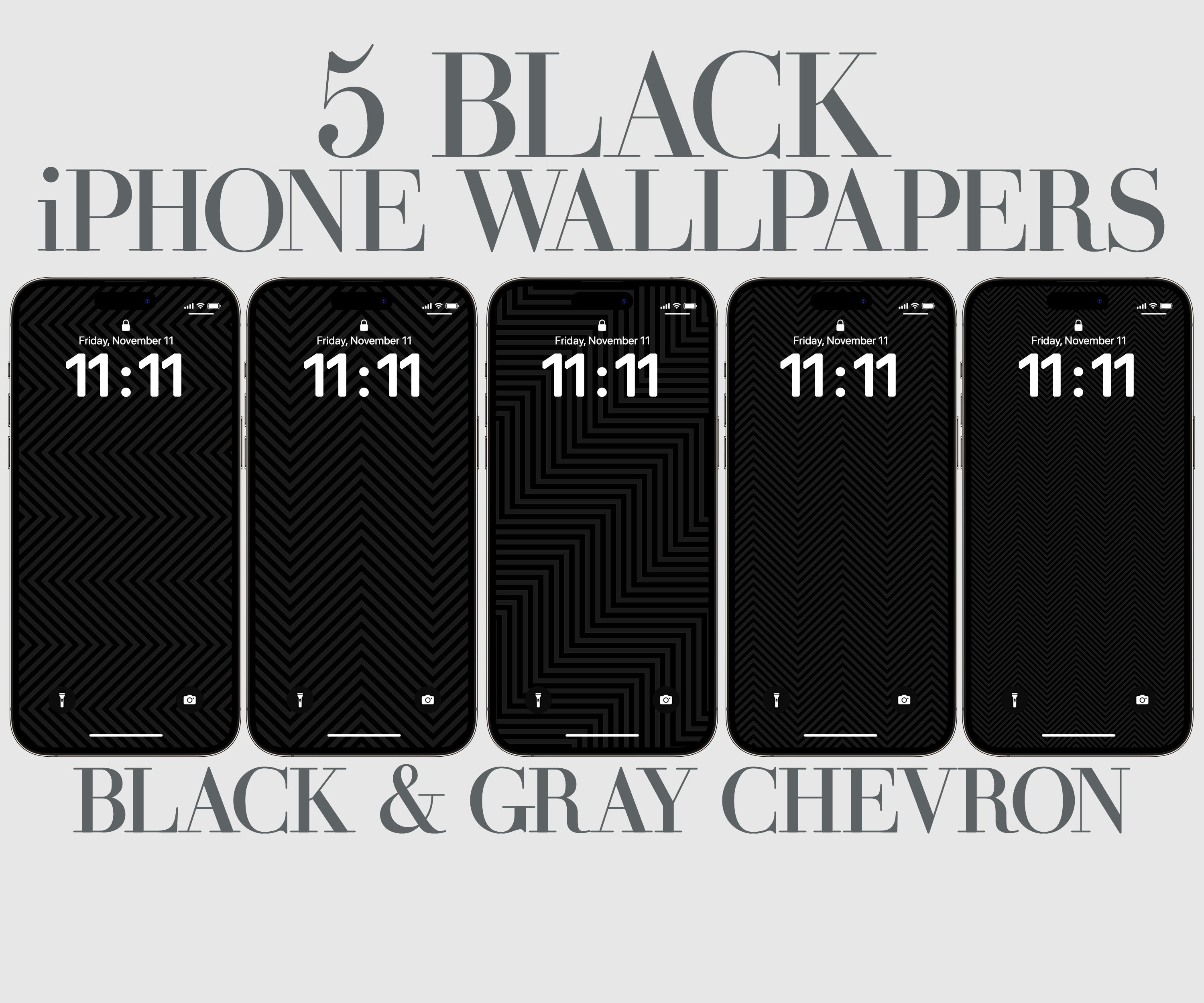 Black Chevron Iphone Wallpaper