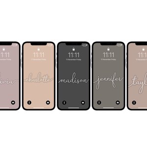 5 Custom iPhone Wallpaper Personalization, Phone Background ...