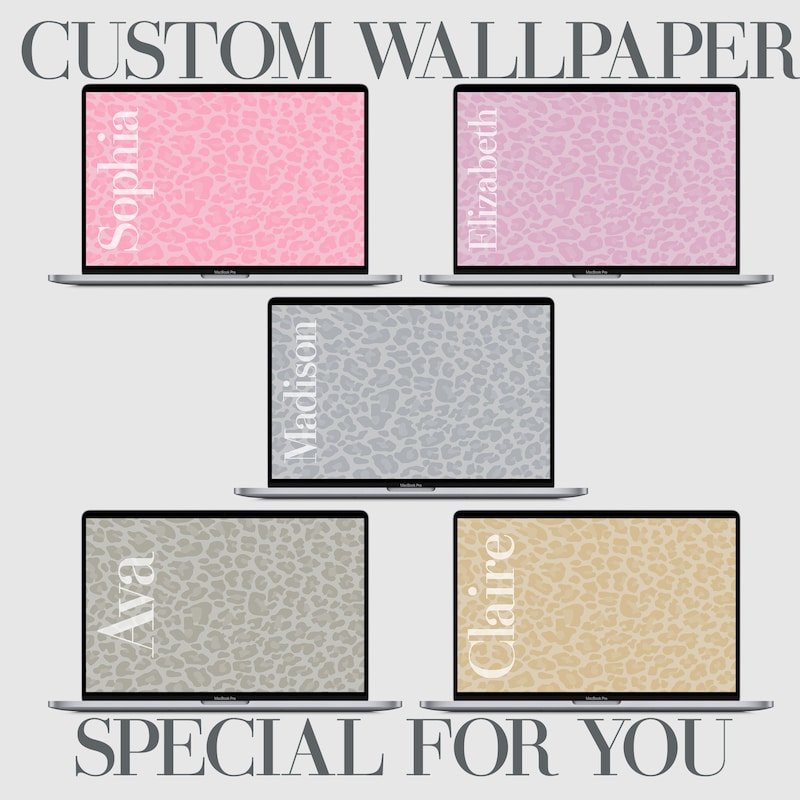 Cheetah Print Laptop Wallpaper - Etsy