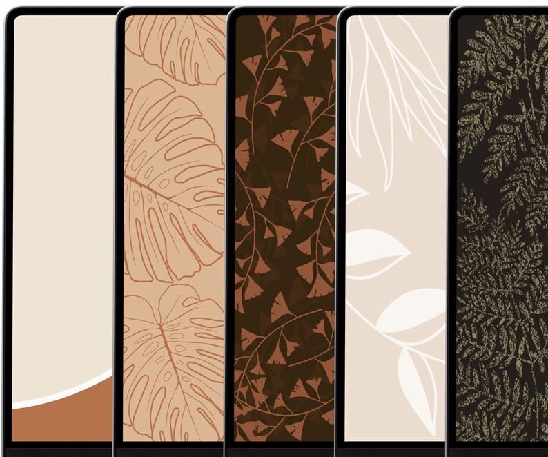 Boho Desktop Wallpaper Aesthetic Neutral Laptop Background - Etsy