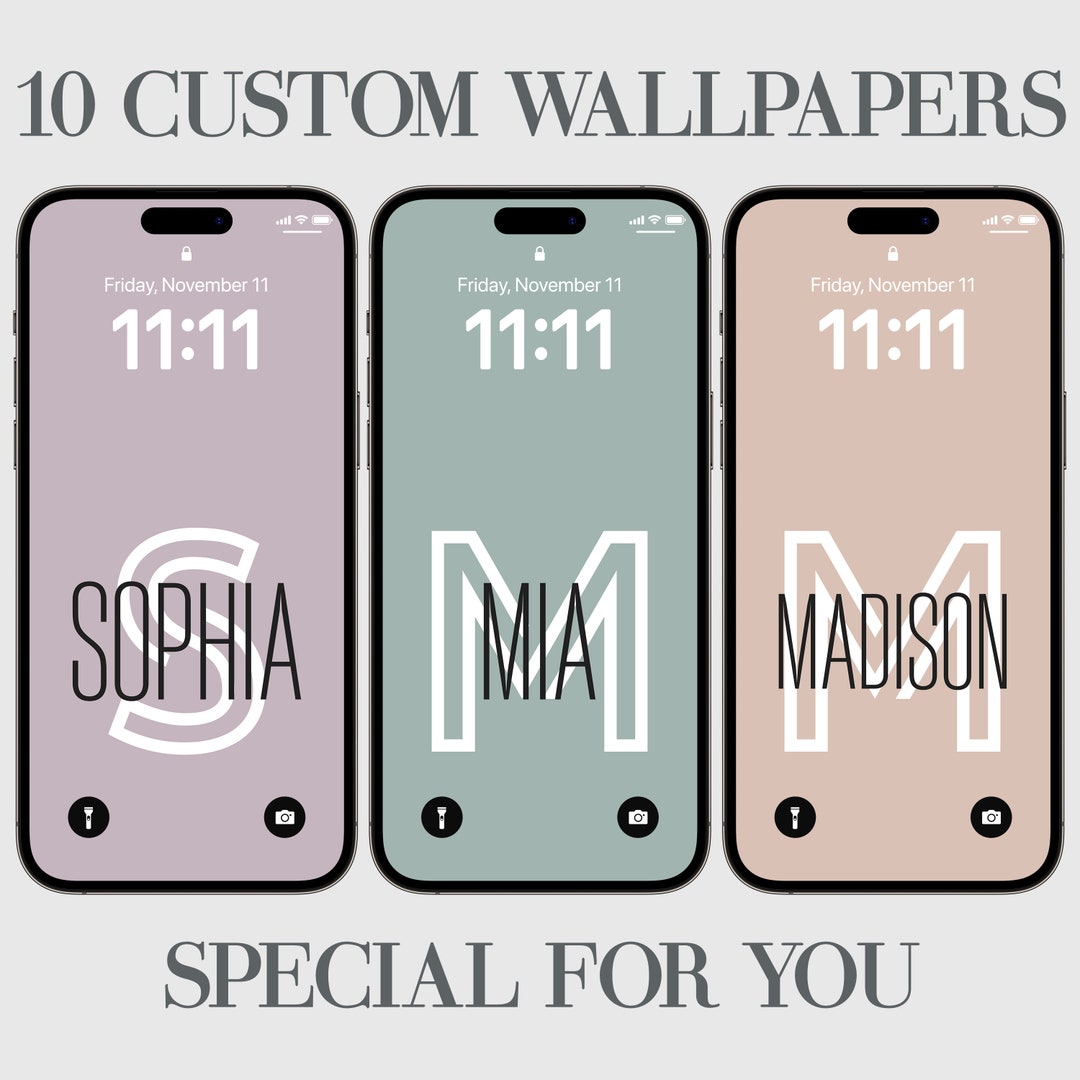 10 Custom iPhone Wallpapers, Aesthetic Phone Background, Affirmations ...