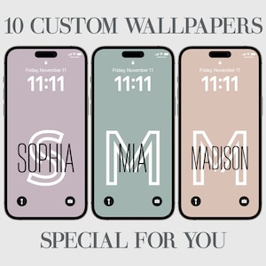 10 Custom iPhone Wallpapers, Aesthetic Phone Background, Affirmations ...