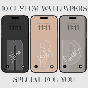 10 Custom iPhone Wallpaper, Aesthetic Phone Background, Affirmations ...