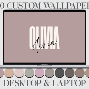 10 Desktop Background, Custom Desktop Wallpaper Personalization, Laptop ...