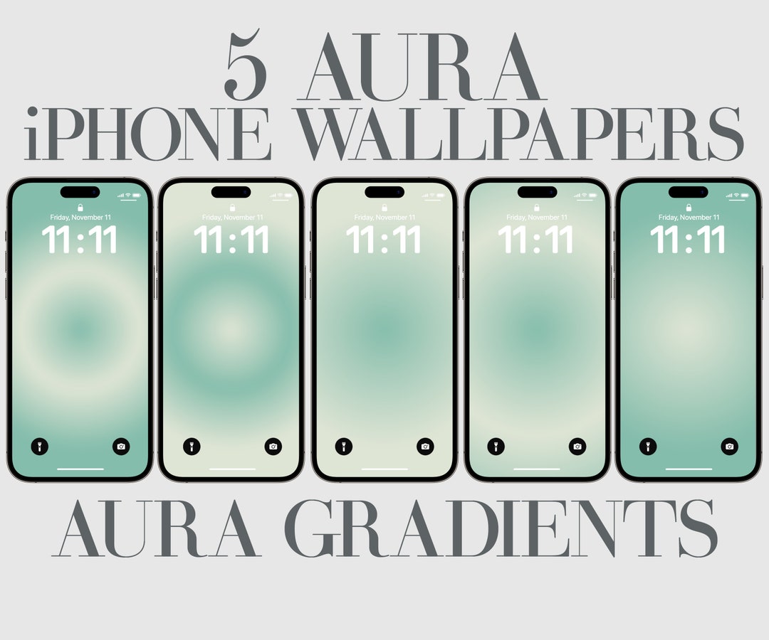 Green, Ocean, Aura iPhone Wallpaper, Gradient Wallpaper, Rainbow ...