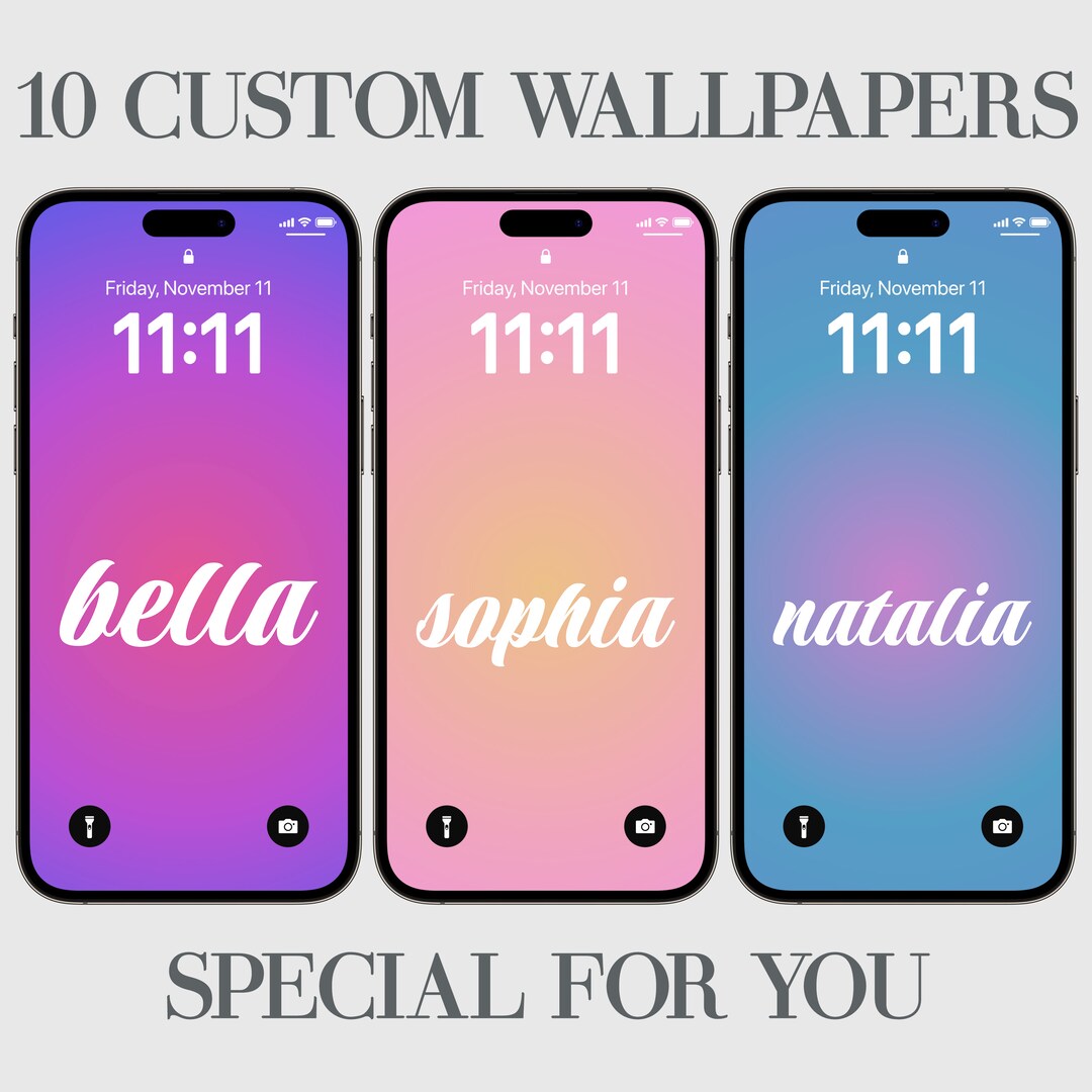 10 Custom iPhone Wallpaper, Aesthetic Phone Background, Affirmations ...