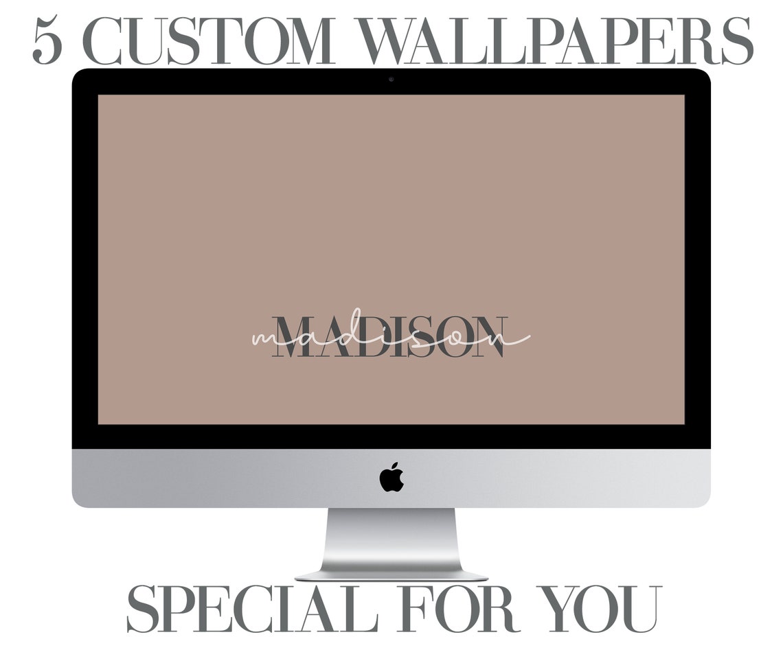 5 Custom Desktop Wallpaper Personalization, Laptop Background ...