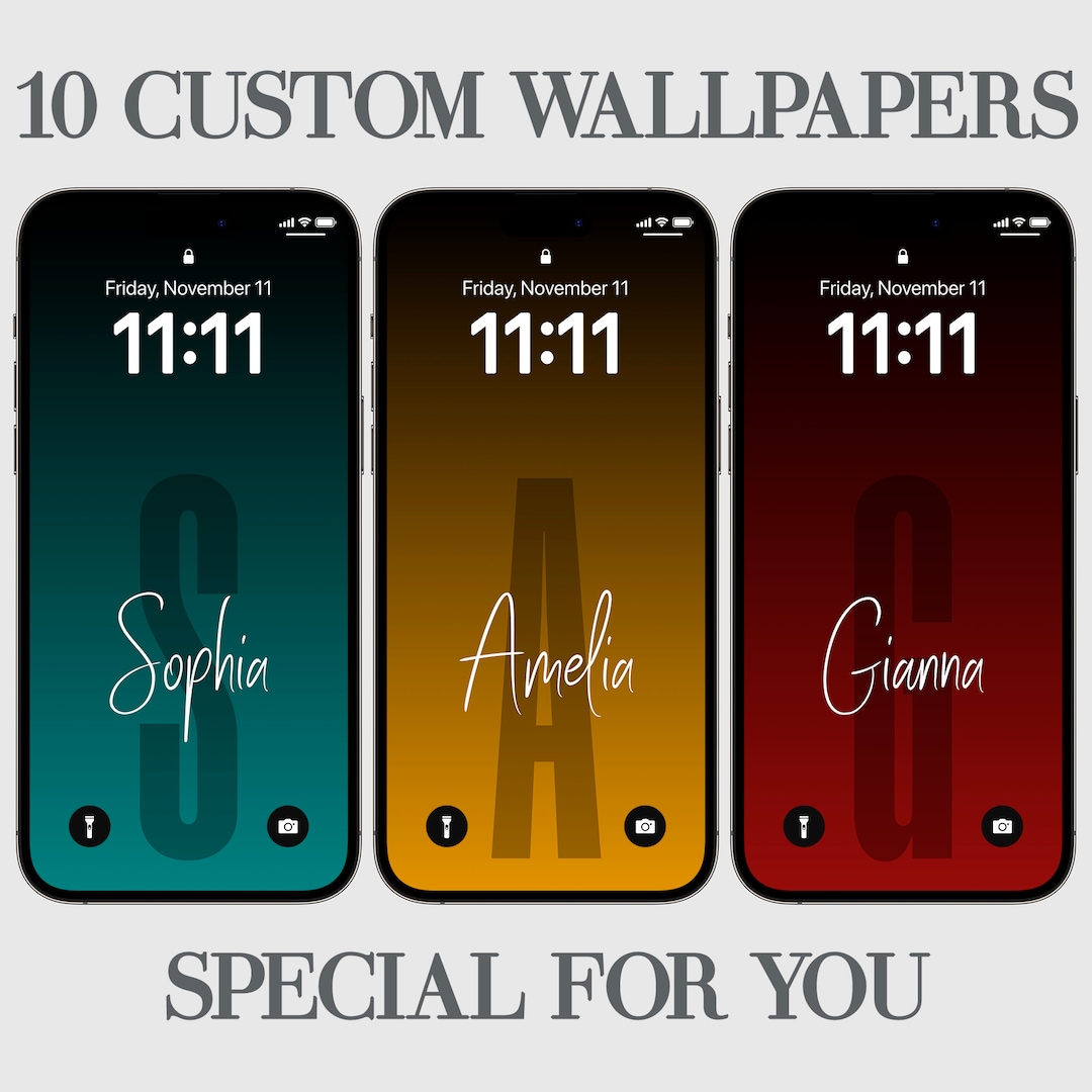 10 Custom iPhone Wallpaper, Aesthetic Phone Background, Affirmations ...