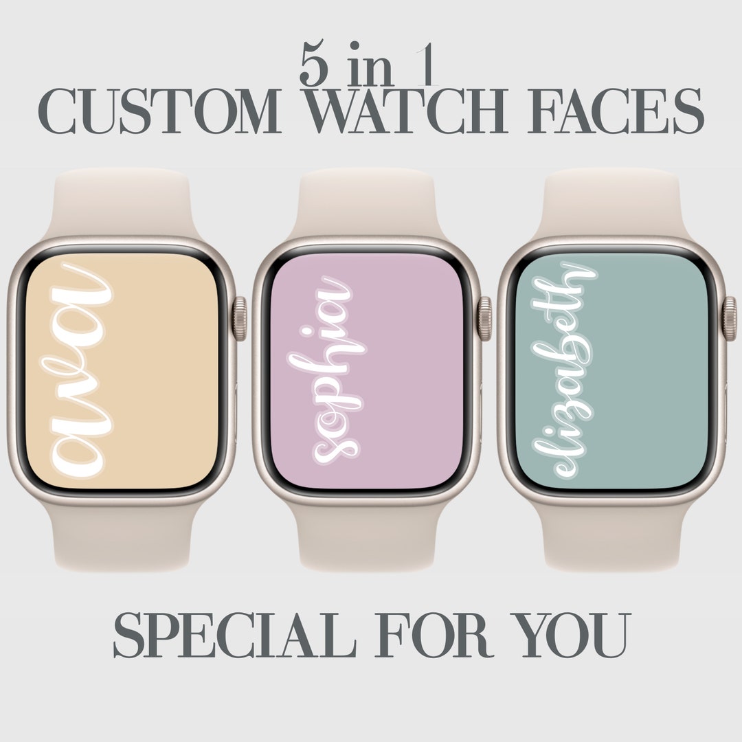 Custom Minimal Watch Wallpaper, Personalized Watch Background , Watch ...