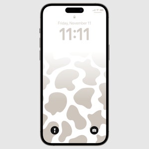 Cowhide iPhone Wallpaper, Cow Print Phone, West Background, Animal ...