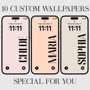 10 Custom iPhone Wallpaper, Aesthetic Phone Background, Affirmations ...