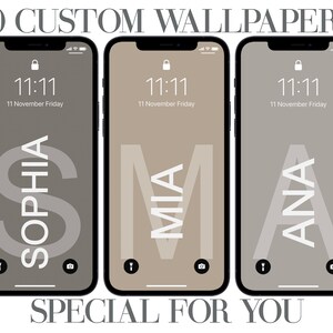 10 Custom iPhone Wallpaper, Aesthetic Phone Background, Affirmations ...