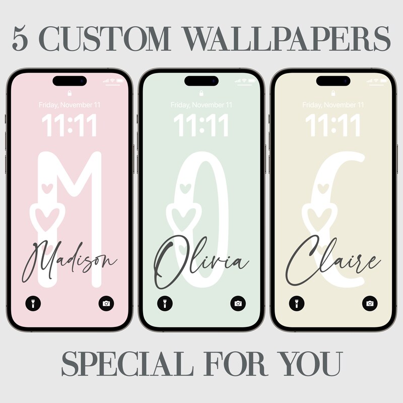 Preppy Heart Wallpaper - Etsy