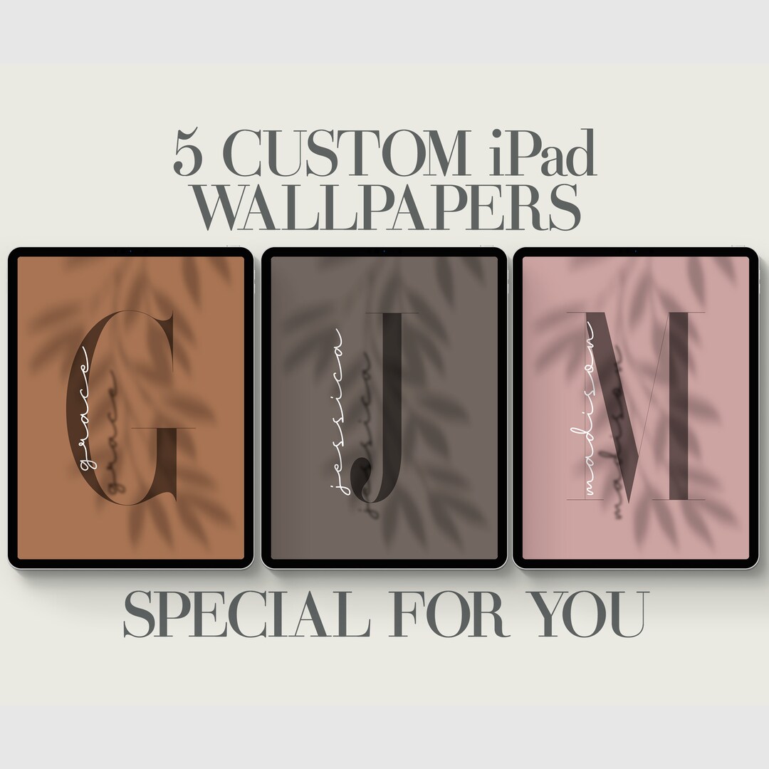 10 Custom iPad Wallpaper, Aesthetic Tablet Background, Affirmations ...