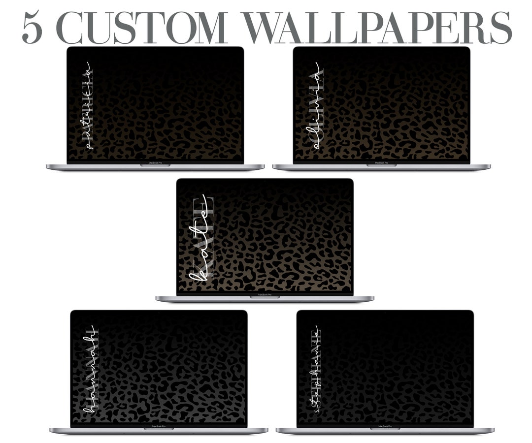 5 Custom Desktop Wallpaper Personalization Laptop Background - Etsy