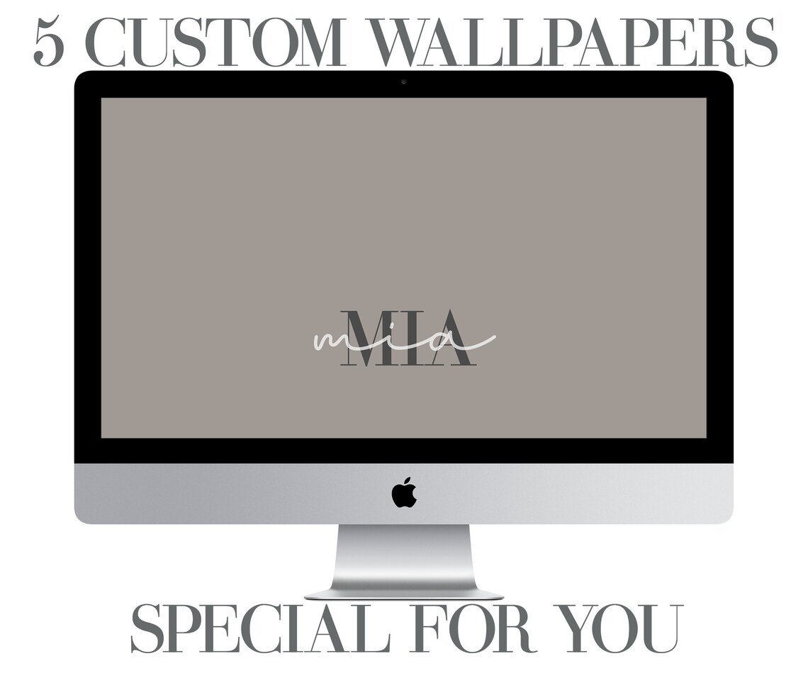5 Custom Desktop Wallpaper Personalization Laptop Background - Etsy