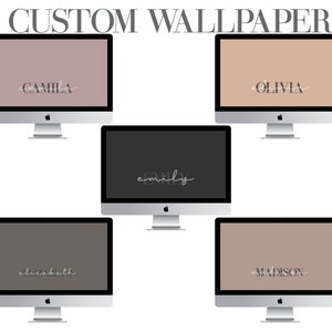 5 Custom Desktop Wallpaper Personalization, Laptop Background ...
