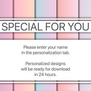 5 Personalized Apple Watch Wallpaper, Custom Name Smartwatch Face, Pink ...