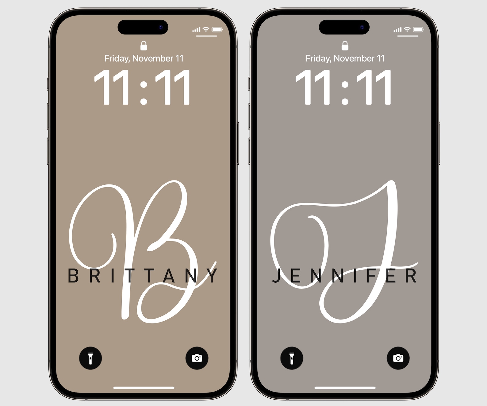 10 Personalized iPhone Wallpapers: Custom Name, Modern Art (digital ...