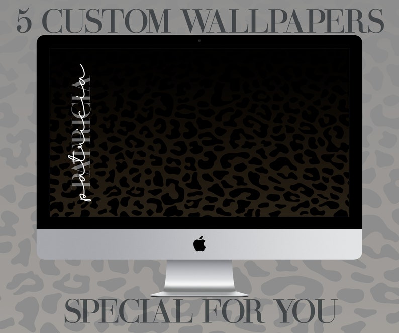 5 Custom Desktop Wallpaper Personalization Laptop Background - Etsy UK
