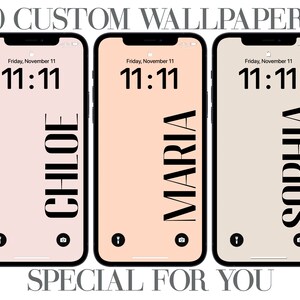 10 Custom iPhone Wallpaper, Aesthetic Phone Background, Affirmations ...