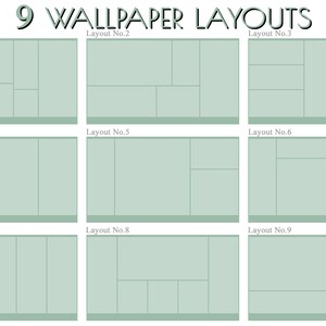 Desktop Organizer With 9 Layouts, Green Desktop and Laptop Wallpaper ...