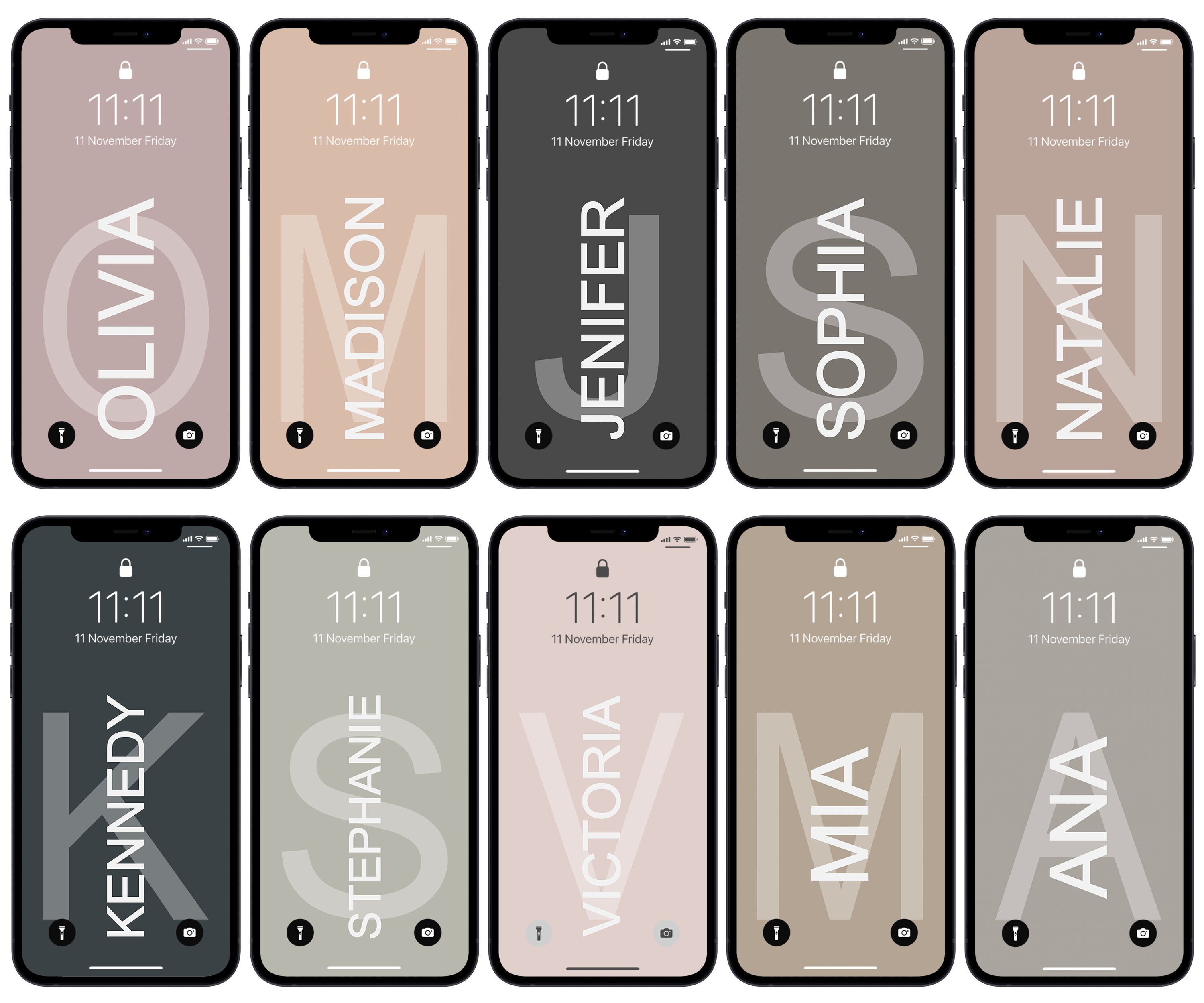 10 Custom iPhone Wallpaper, Aesthetic Phone Background, Affirmations ...