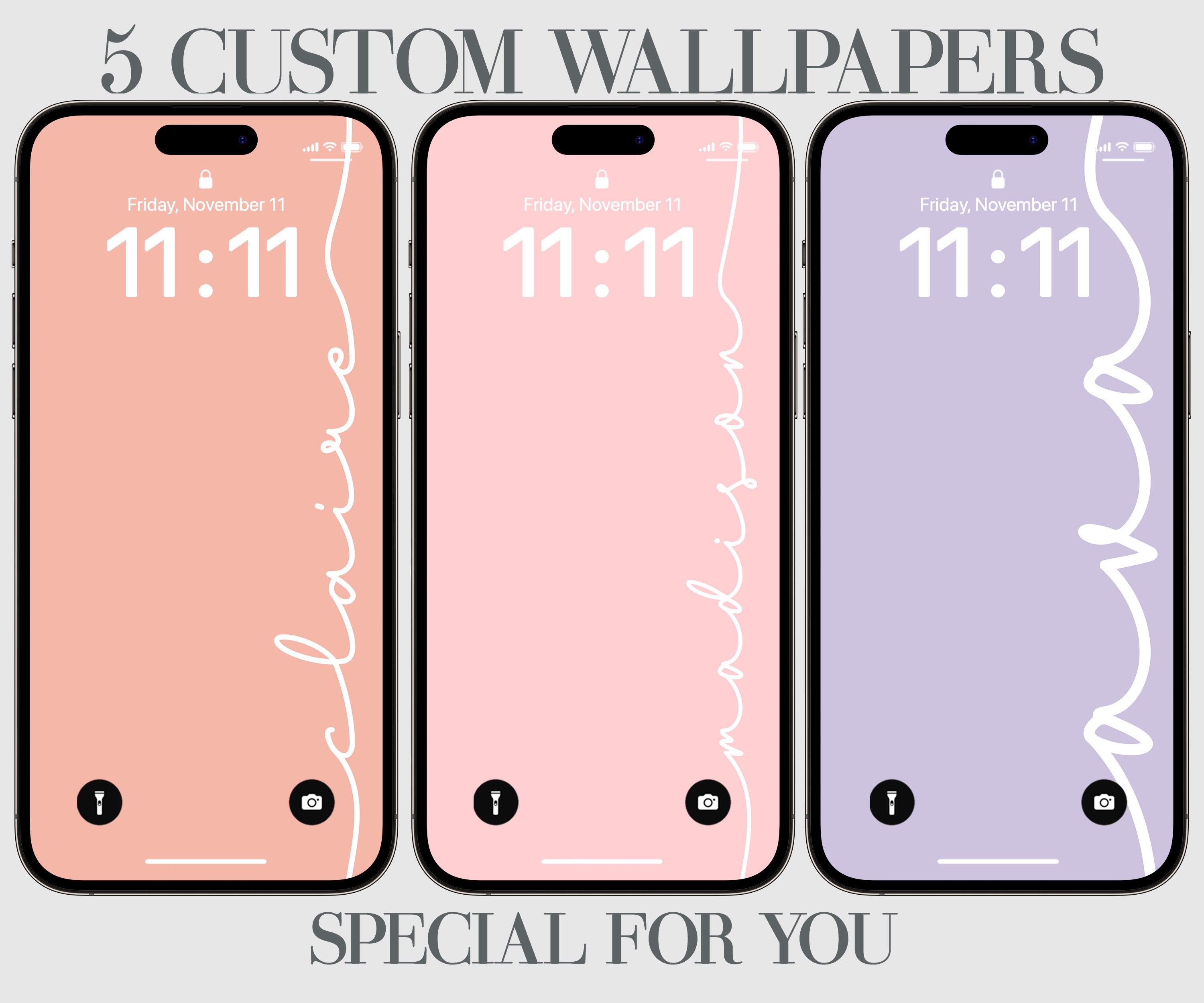 Pastel Spring Pink Iphone Wallpaper Custom Iphone Wallpaper - Etsy