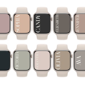 10 Personalized Apple Watch Face Wallpaper, Custom Watch Background ...