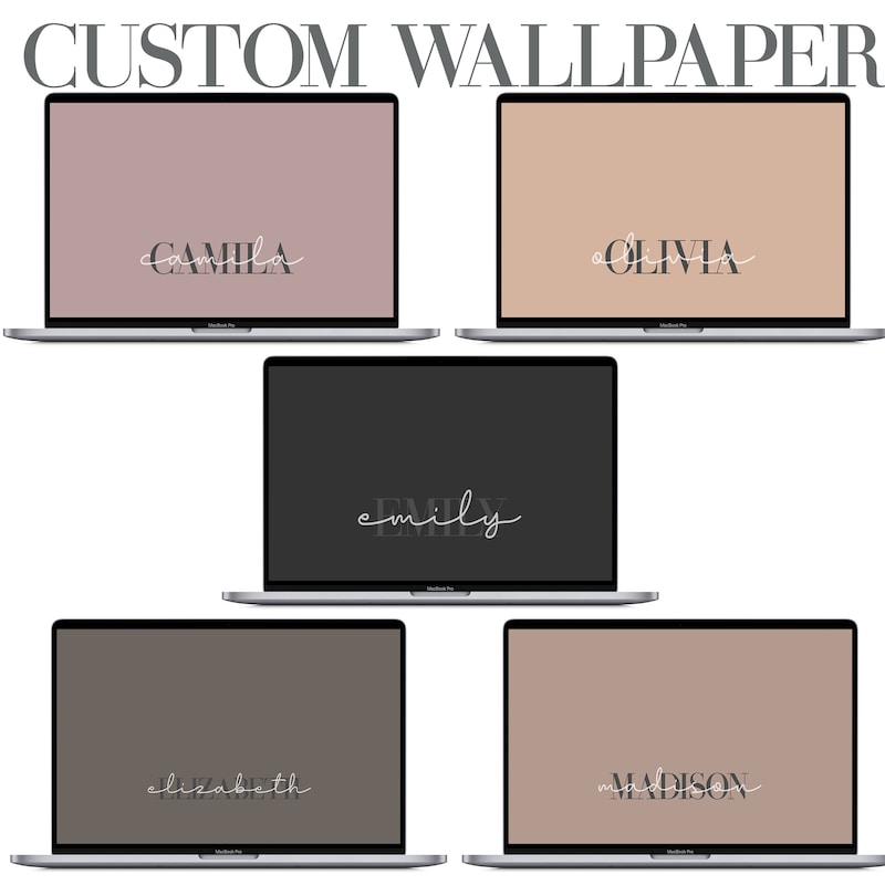 Personalized Name Wallpaper - Etsy