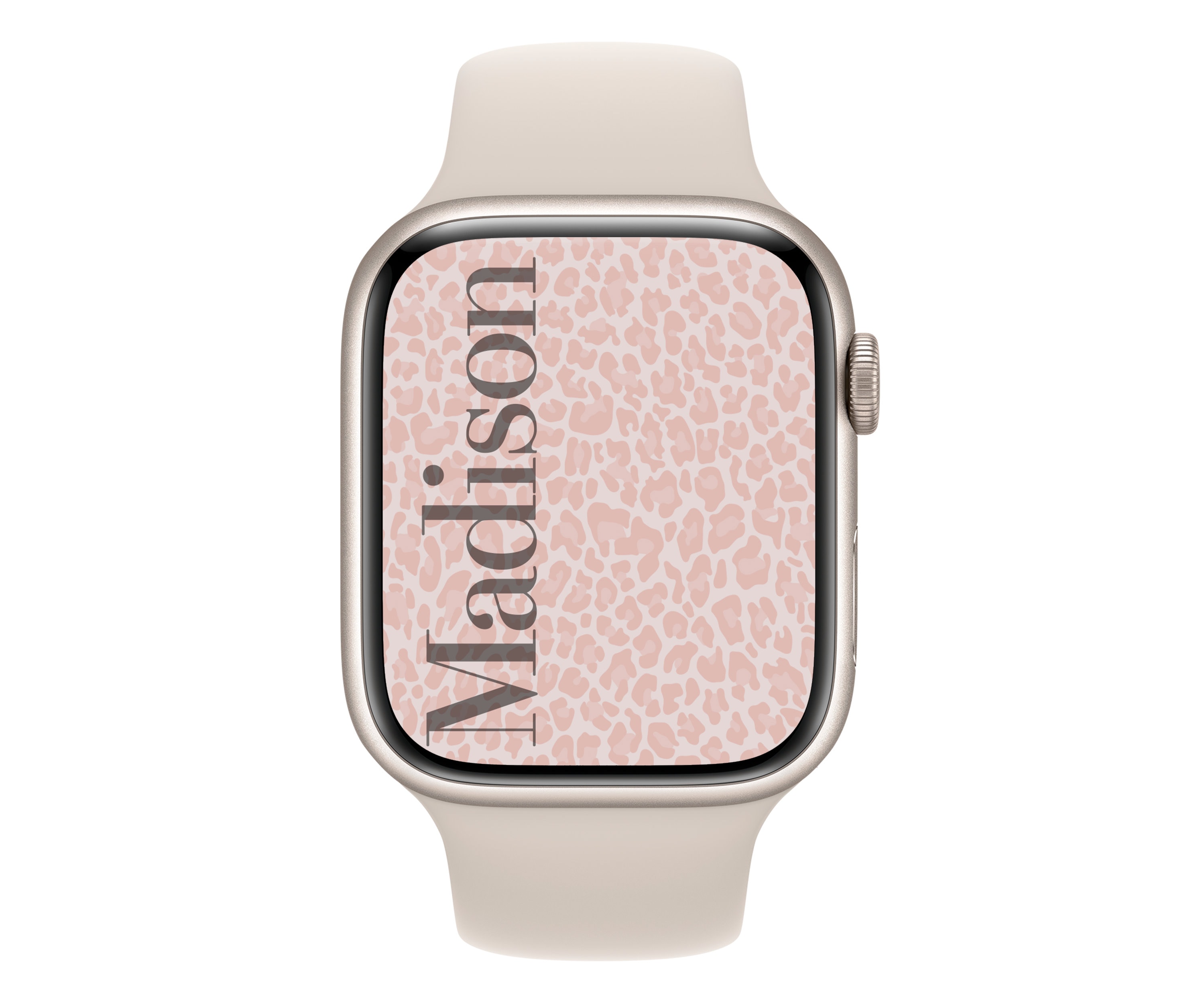 5 Custom Leopard Print Apple Watch Face Wallpaper - Etsy