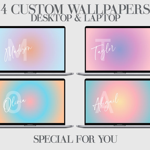 Personalized Name Wallpaper - Etsy