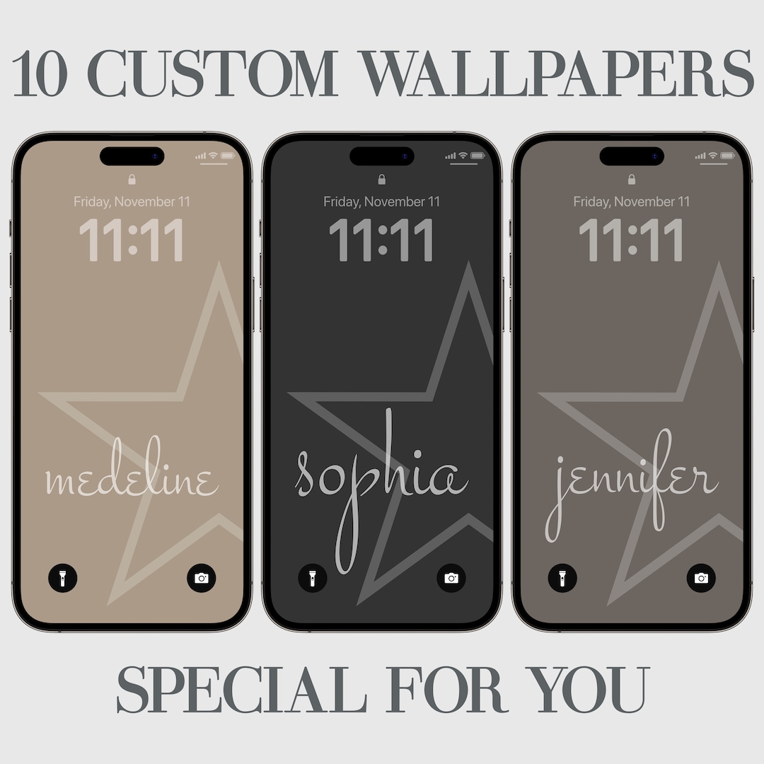 10 Custom iPhone Wallpaper, Aesthetic Phone Background, Affirmations ...