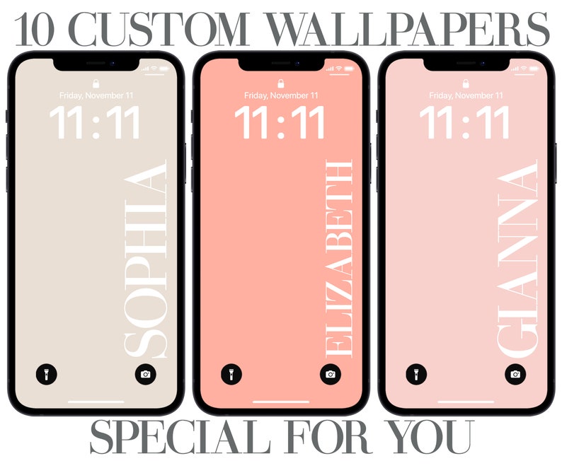 10 Custom iPhone Wallpaper, Aesthetic Phone Background, Affirmations ...