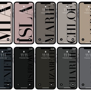 10 Personalization iPhone Wallpaper, Elegant Custom Phone Background ...