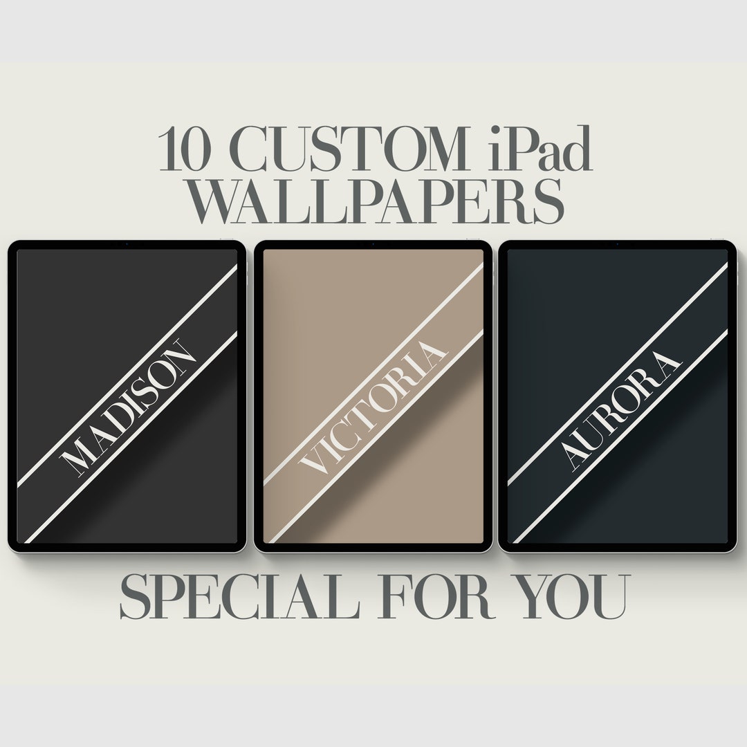 10 Custom iPad Wallpaper, Aesthetic Tablet Background, Affirmations ...