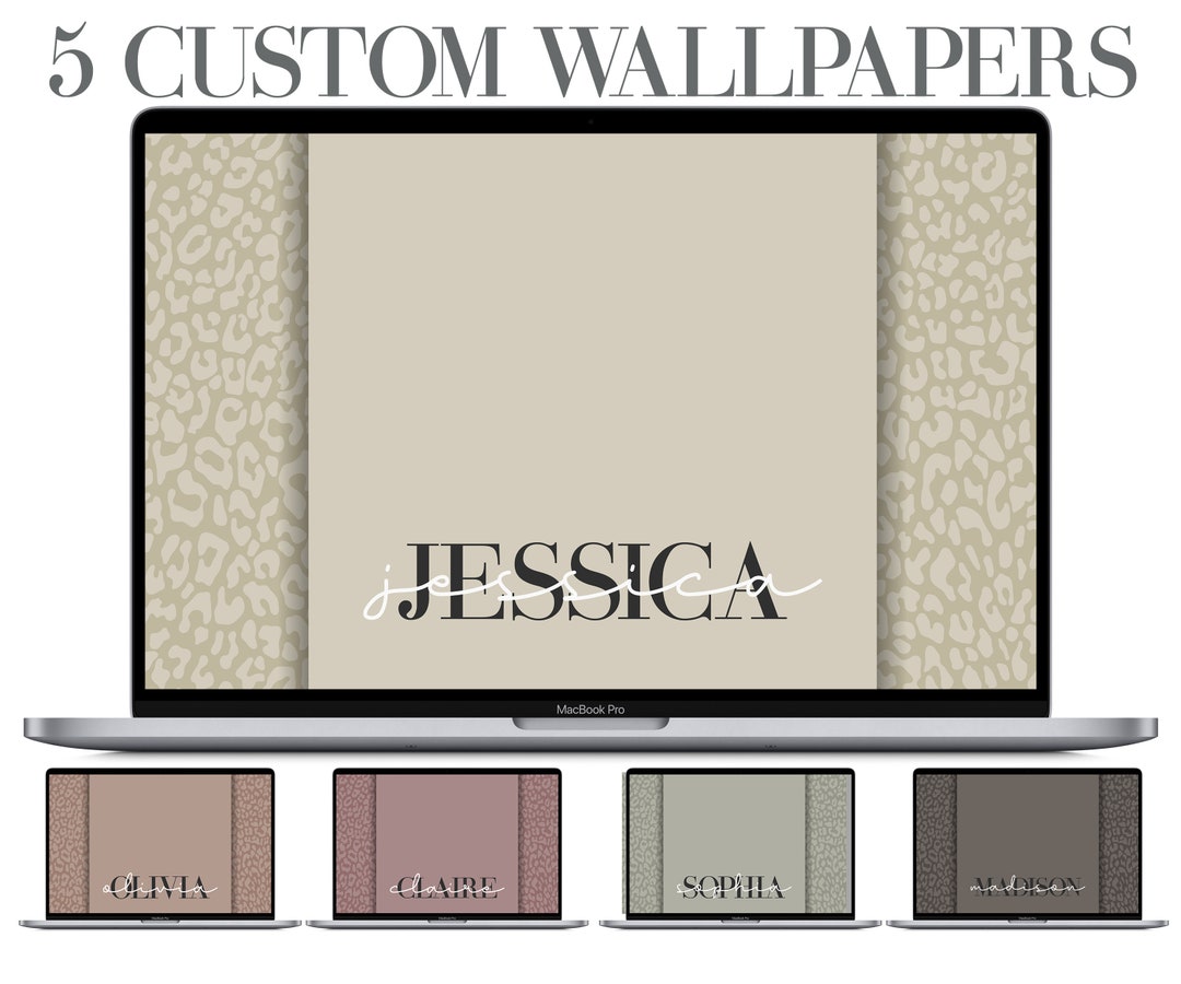 5 Custom Leopard Desktop Wallpapers: Personalized Laptop Backgrounds ...