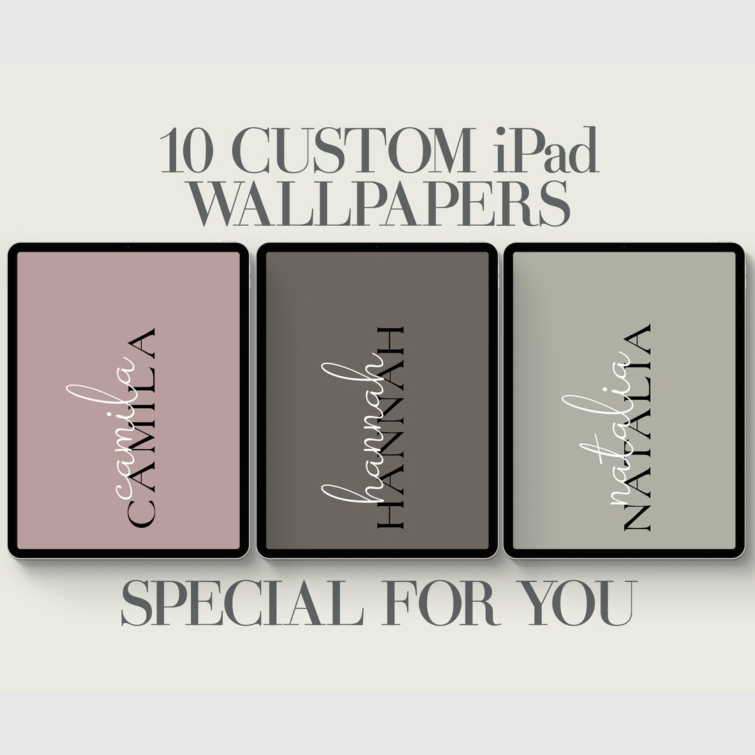 10 Custom iPad Wallpaper, Aesthetic Tablet Background, Affirmations ...