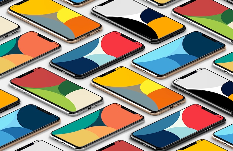 Modern iPhone Wallpaper | Abstract Art, Colorful Design (digital ...