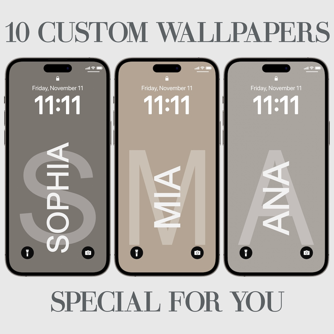 10 Custom iPhone Wallpaper, Aesthetic Phone Background, Affirmations ...