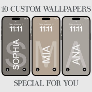 10 Custom iPhone Wallpaper, Aesthetic Phone Background, Affirmations ...