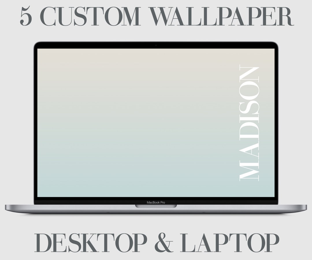 5 Custom Desktop Wallpaper Personalization, Laptop Background, Pink ...