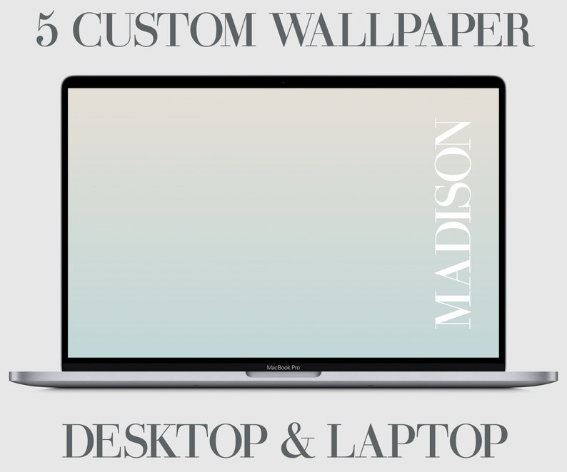 5 Custom Desktop Wallpaper Personalization Laptop Background - Etsy