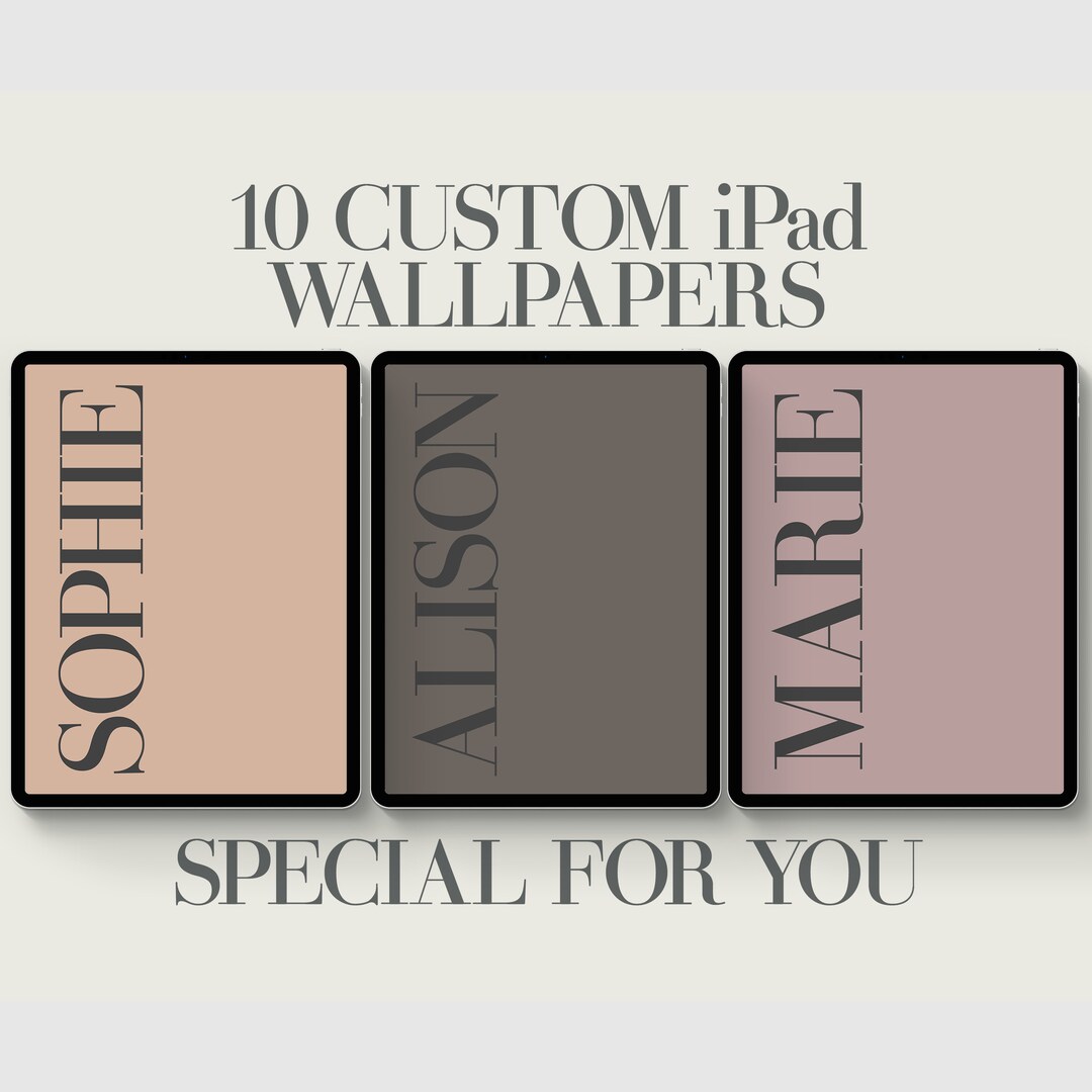 10 Custom iPad Wallpaper, Aesthetic Tablet Background, Affirmations ...