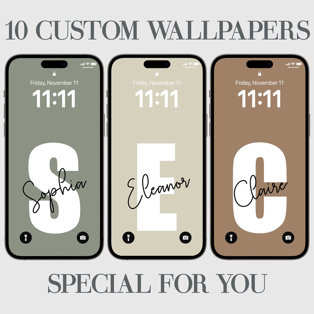 10 Custom iPhone Wallpaper, Aesthetic Phone Background, Affirmations ...