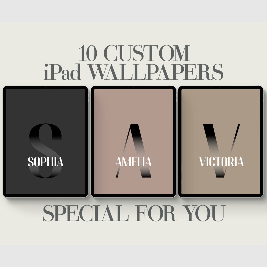 10 Custom iPad Wallpaper, Aesthetic Tablet Background, Affirmations ...