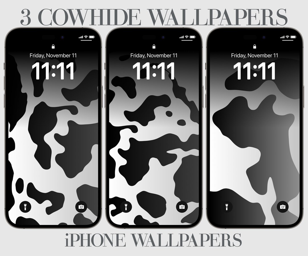 Cowhide iPhone Wallpaper, Cow Print Phone, West Background, Animal ...