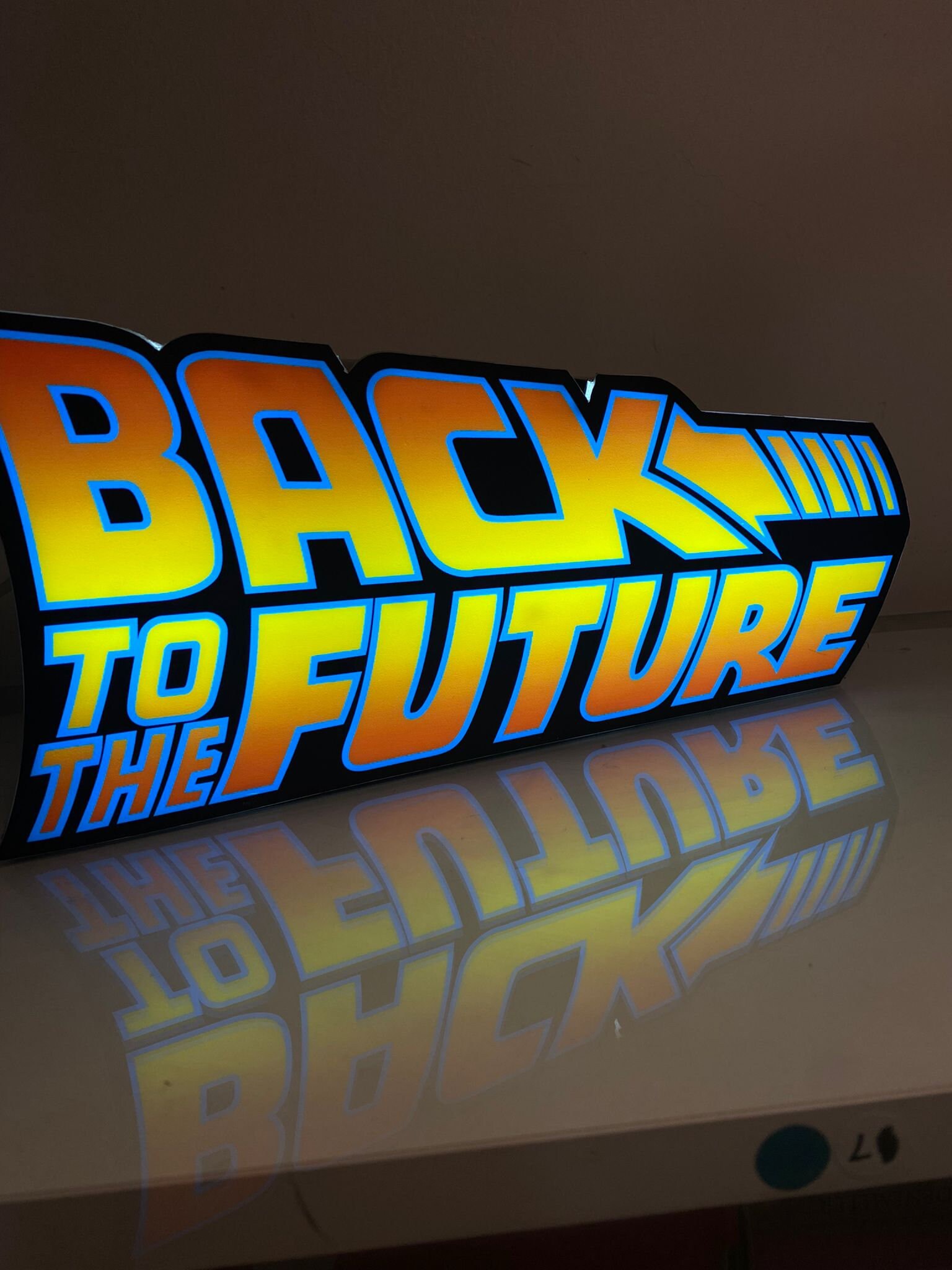 Back to the Future BTTF Logo LED Lightbox Powered by USB - Etsy Canada